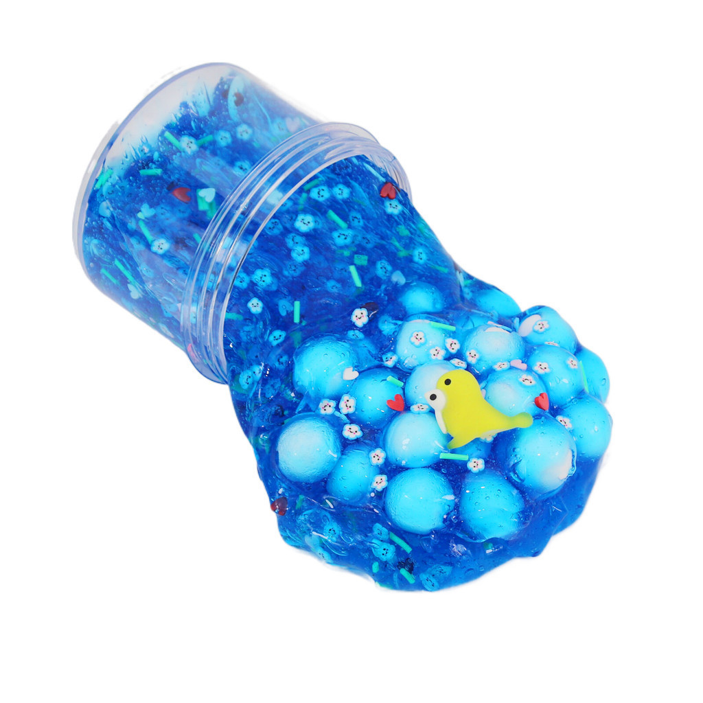 70ml Ocean Animal Shark Peach Fruit Jelly Slime Kit Soft Antistress ...