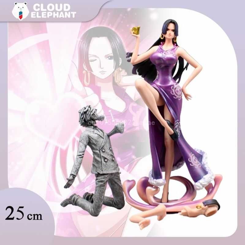 One Piece Sanji Figurine Boa Han Figure 25cm Action Figures GK Two Head ...