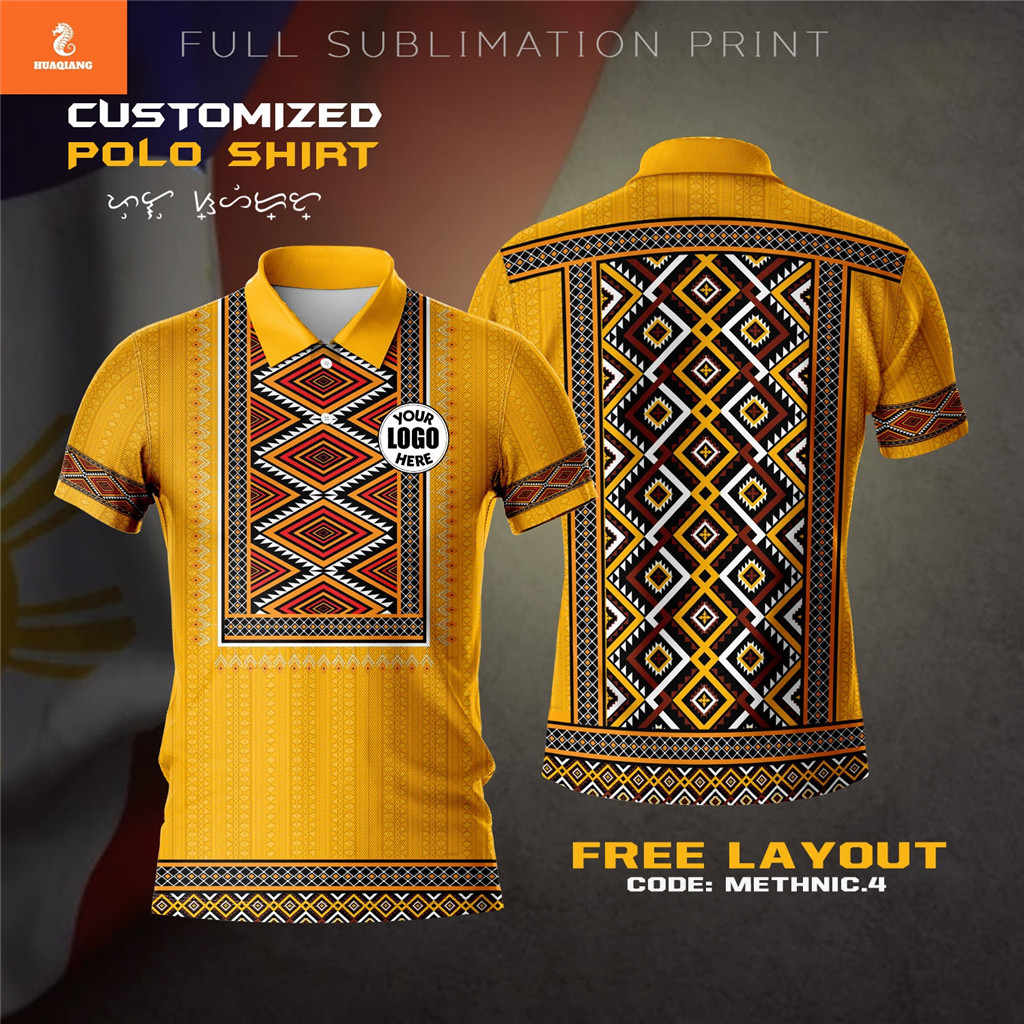 asean inspired ethnic attire barong agalog batik polo for men ...