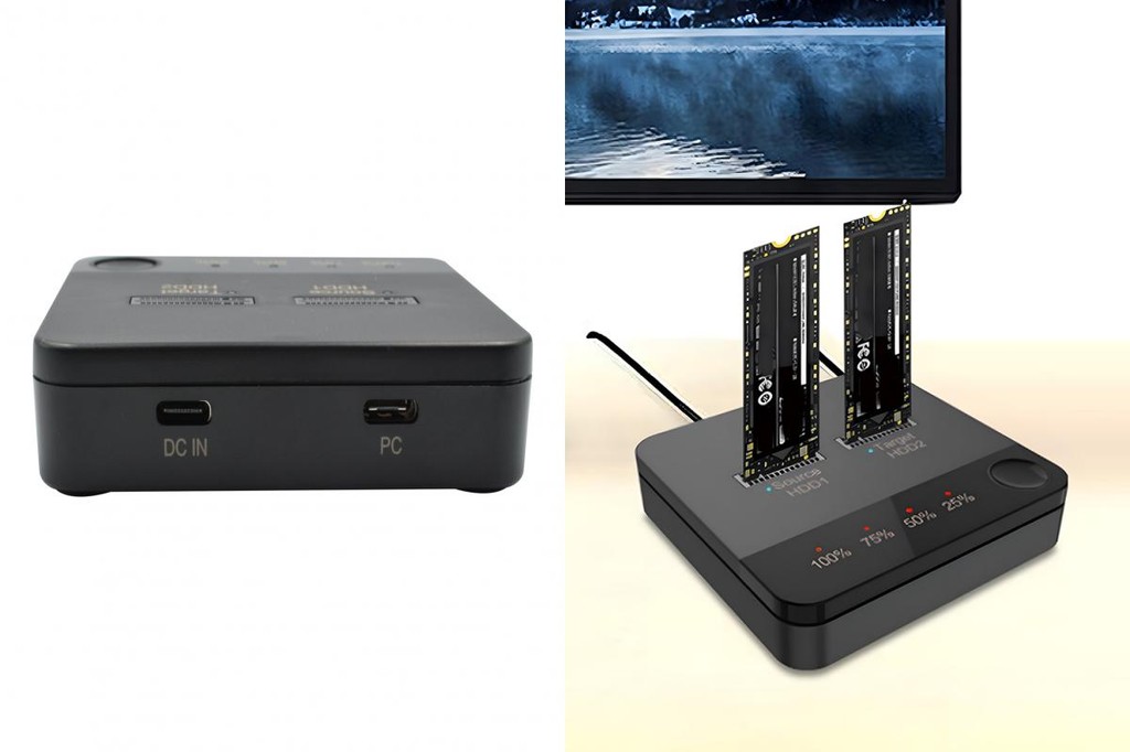 [Sy] Hard Drive Duplicator External Dual Bay Hard Drive Duplicator ...