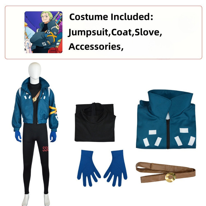 Adult Egghead Island Costume Monkey D Luffy Robe Cosplay Costume 163 ...