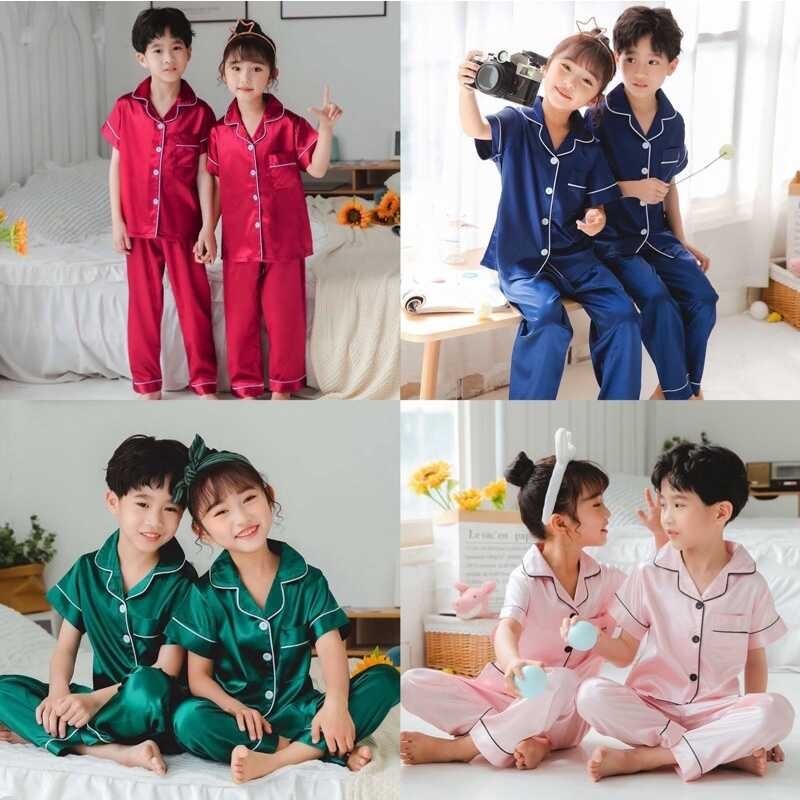 Mga Bata Silk Terno Pama Sleepwear Set Para Sa Mga Bata(1Set) | Shopee ... Mga Bata Silk Terno Pama Sleepwear Set Para Sa Mga Bata(1Set) | Shopee ...