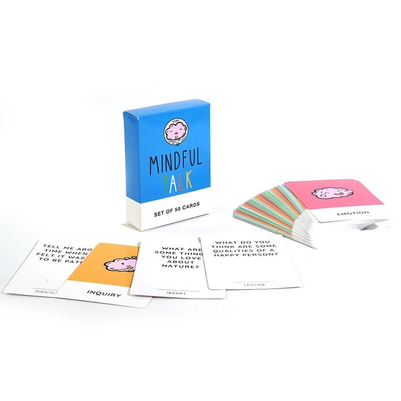 MINDFULNESS GAME FOR KIDS: MINDFUL TALK CARDS | Shopee Philippines