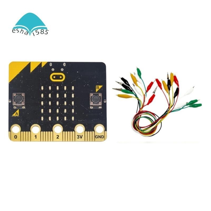 BBC Micro:Bit Go Kit with Alligator Clips Test Lead Set Programmable ...