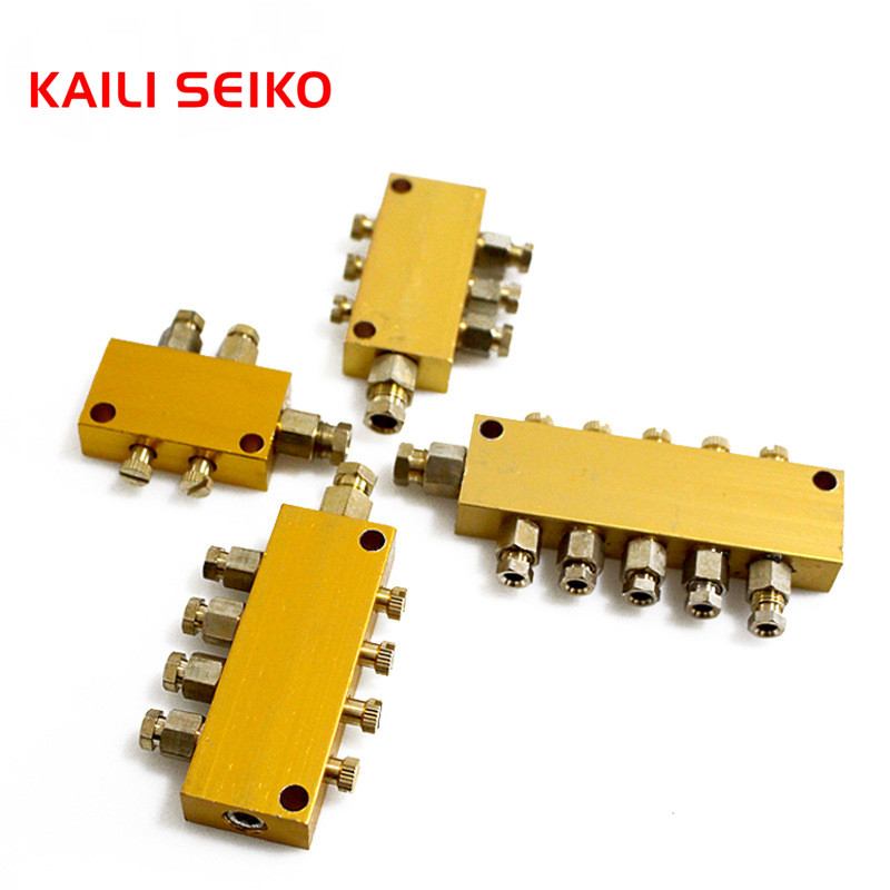 Oil Distributor Valve Oil Divider Compact Adjustable Structure for CNC ...