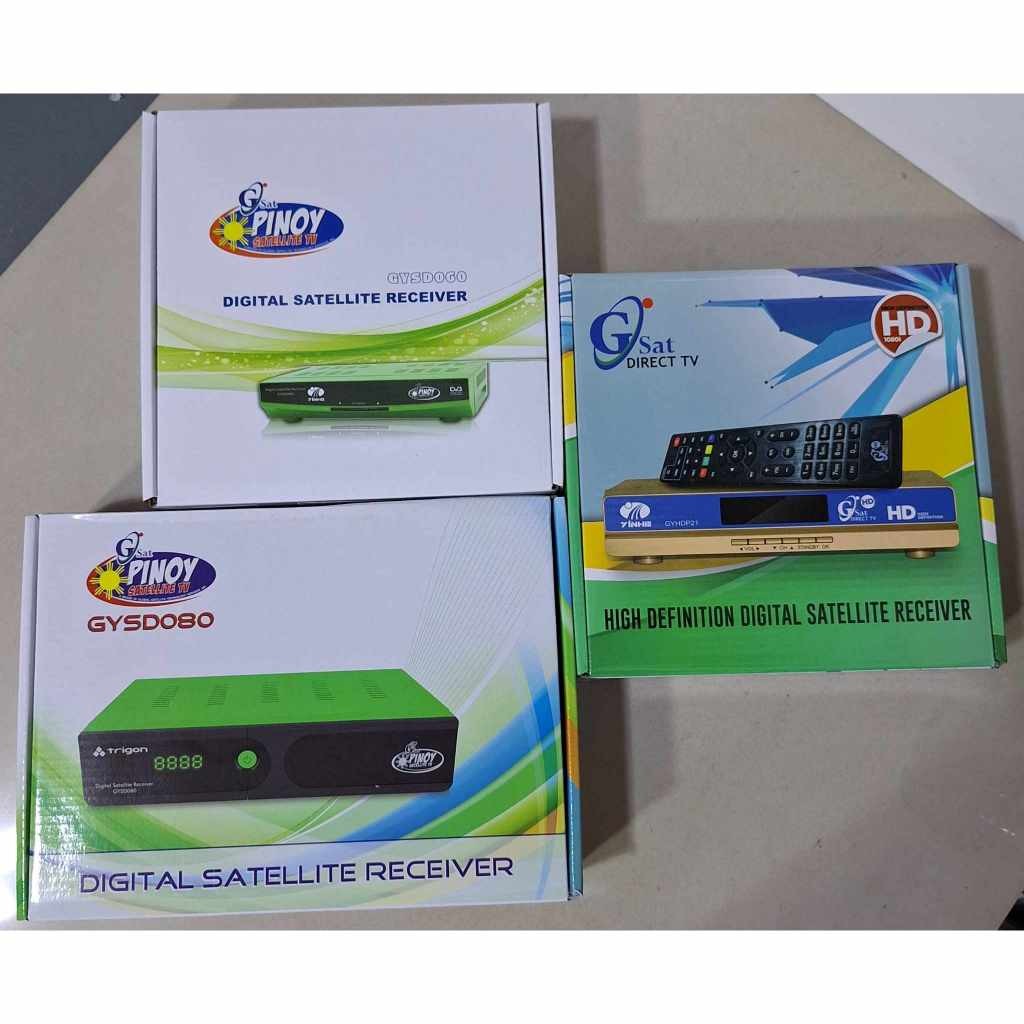 ⊗ ♞,♘Pinoy SD / GSAT HD TV Receiver Set Box ( Need Satellite Dish Satlite Cignal ) | Shopee ...