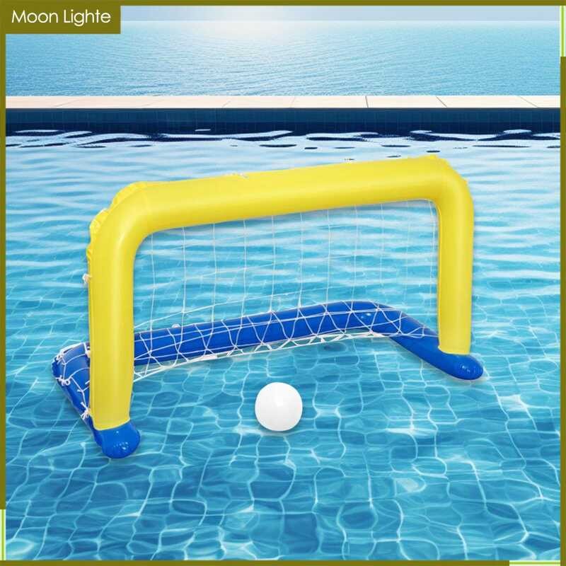 LY Moon Lighte Ating Water Polo Net Iatable Pool Water Polo Game Set ...