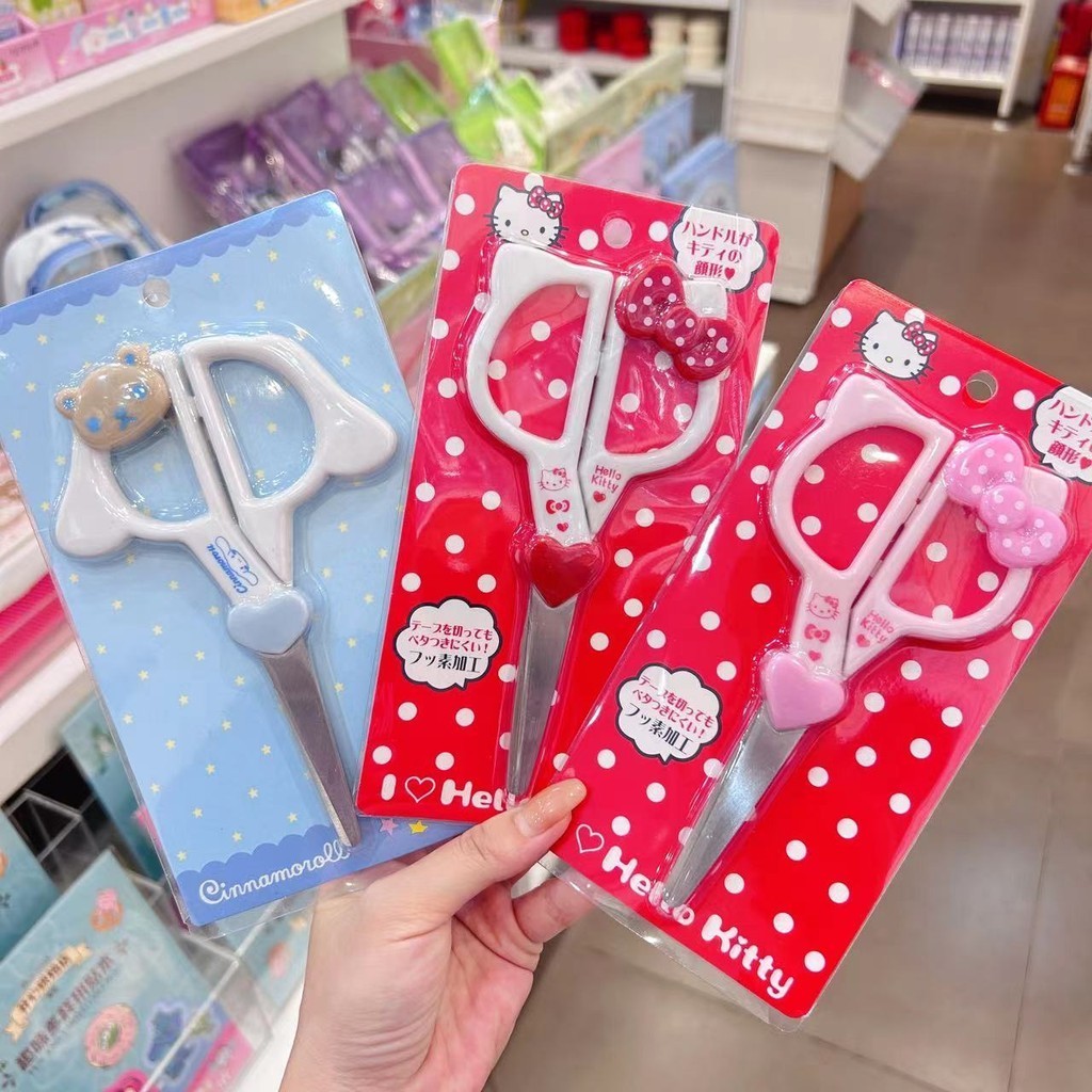 Pochacco Kawaii Household Scissors Accessories Melody Kuromi Cartoon ...