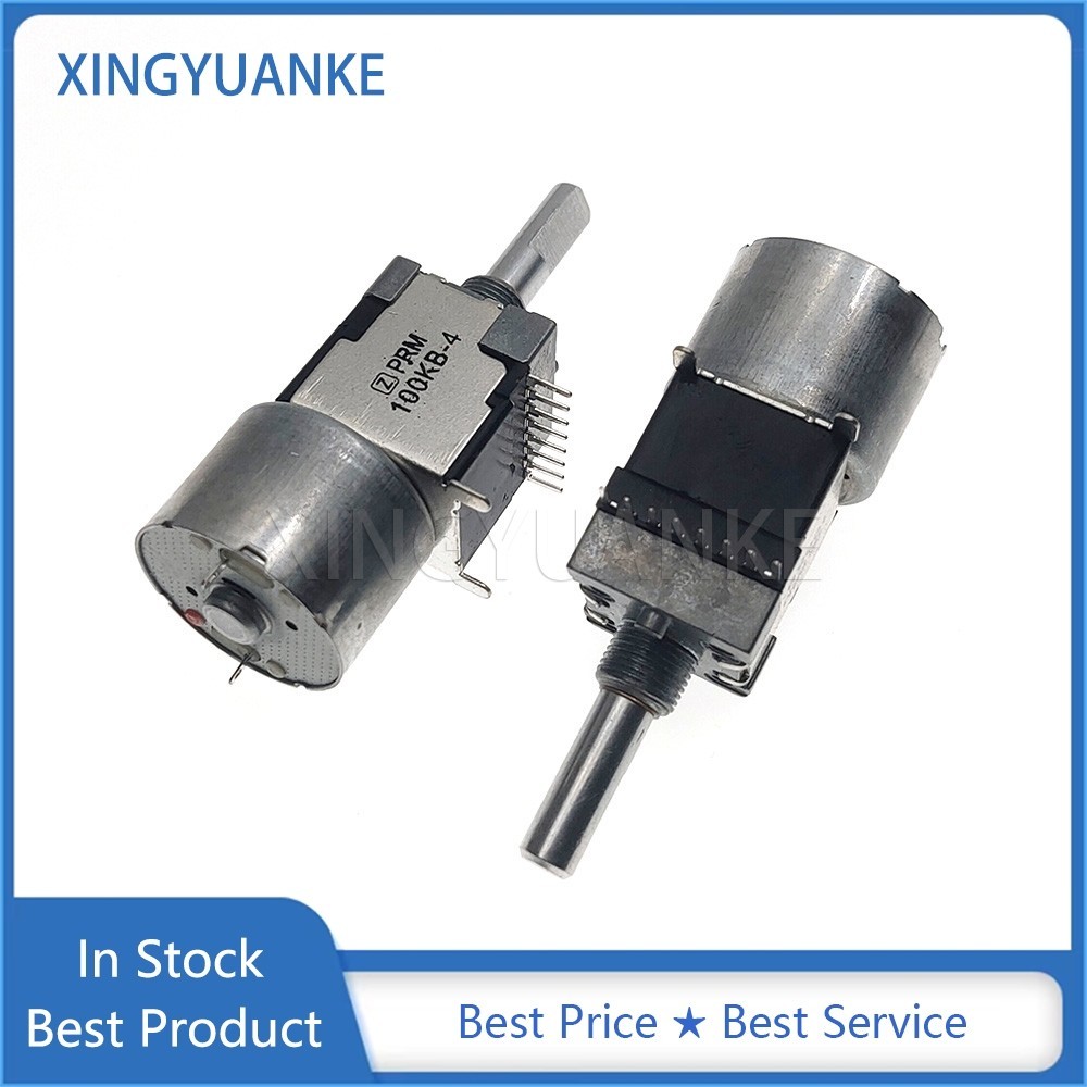 1PCS RK168 Type Motor Potentiometer Double B100K*2 100KB-4 8Pin Shaft ...