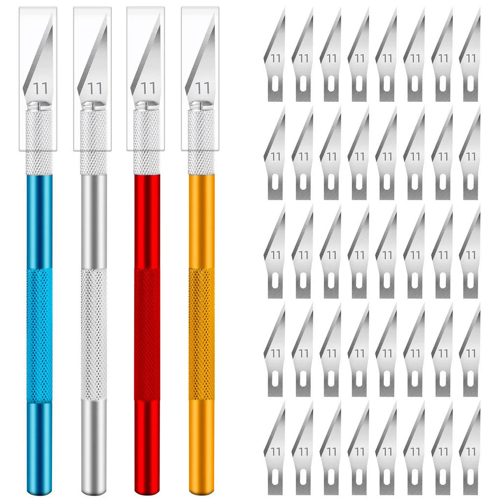 Precision Exacto Knife Hobby Knife Kit + 40/20/10Pcs #11 Blades ...