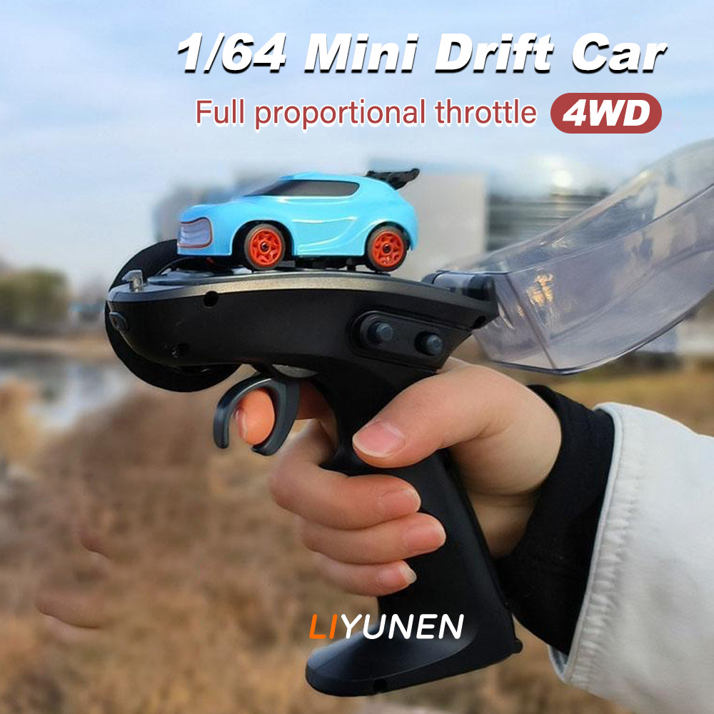 AE86 1/64 RC Desktop Mini Drift Car Model 4WD Full Proportional ...