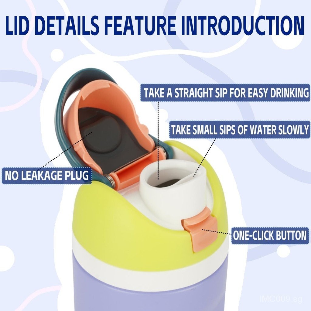 Replacement Cap for Owala Freesip,One Button Water Bottle Top Lid ...
