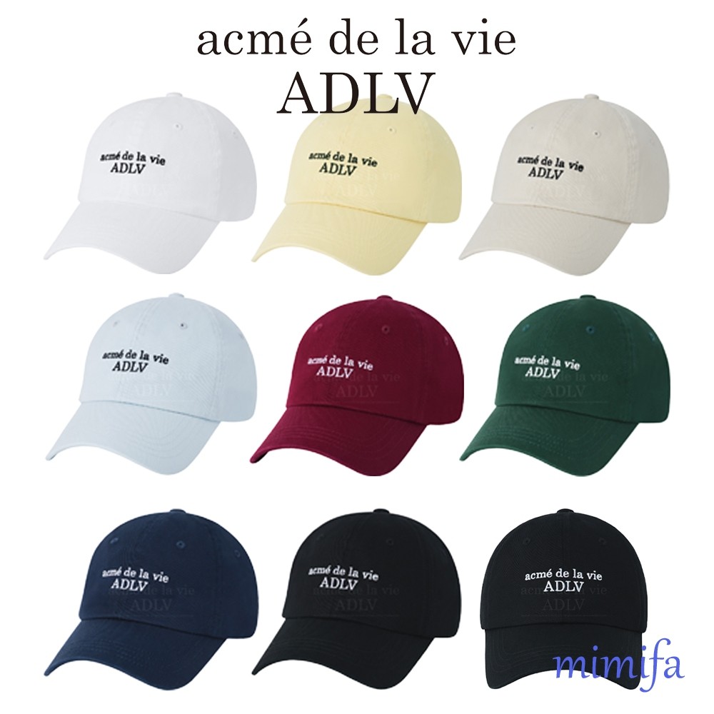 acme de la vie ADLV BASIC SMALL LOGO BALL CAP | Shopee Philippines