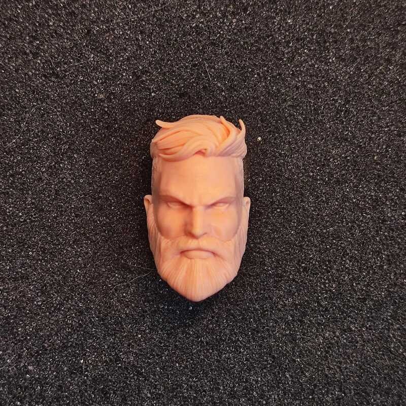 1/12 Scale Aquaman Jason Momoa Head Sculpt Unpainted Fit 6" ML SHF ...