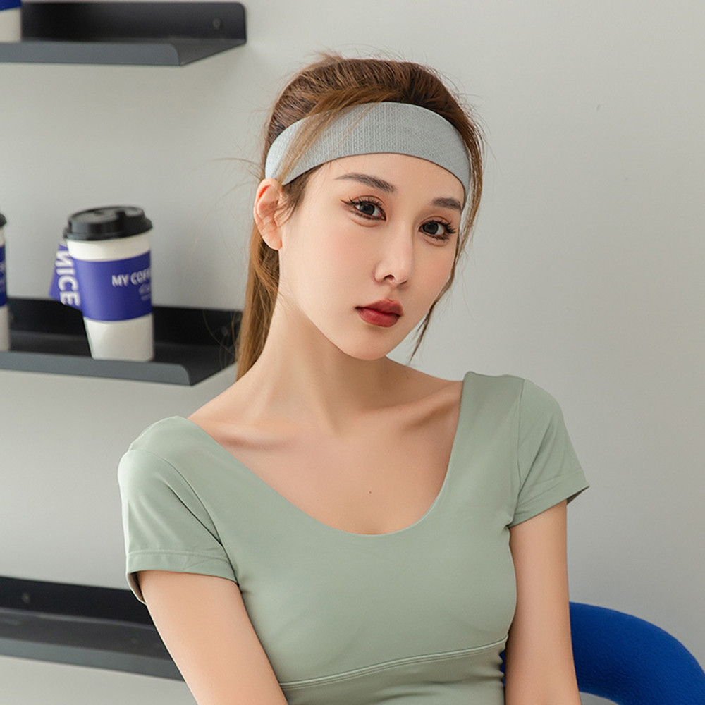 Fashion Running Fitness Yoga Sweat-absorbent Headbands Sports Men Women ...