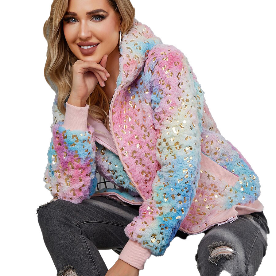 Magandang Sale Bagong Balahibo Ng Mga Kababaihan Makintab Sequin ...