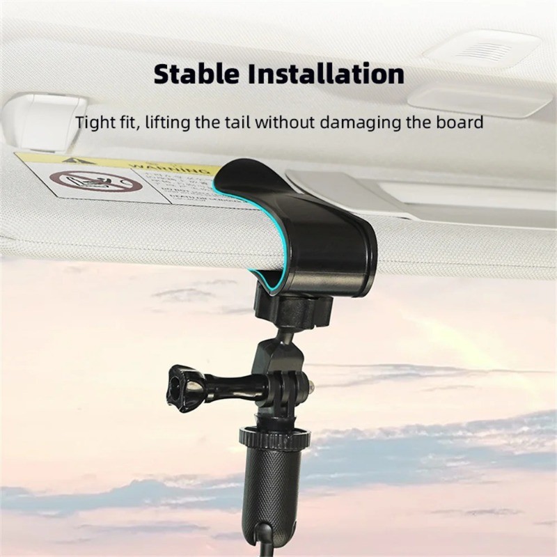 Universal Car Sun visor mount For Insta360 X5 X4/Ace Pro 2 / GoPro ...
