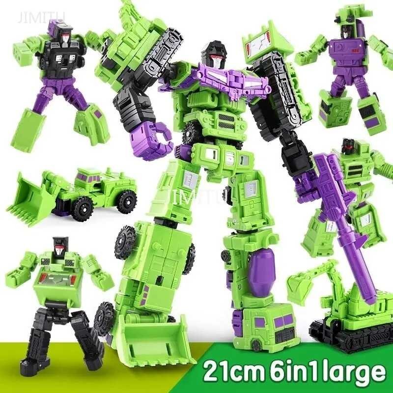 22Cm Transformation Robot Car 6 Sa 1 Defensor Devastator Toy Action ...