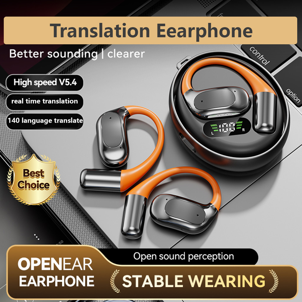 Translator 145 Languages Translation earphones AI Intelligent Voice ...