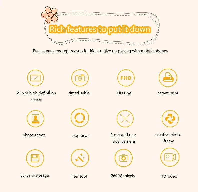 2025 New Mini Instant Print Cameras D10 Children Instantane Kamera Toys ...