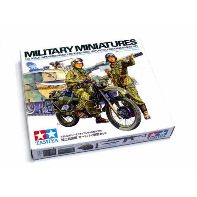 & Tamiya 35245 1/35 Scale Model Kit Japanese JGSDF Motorcycle ...