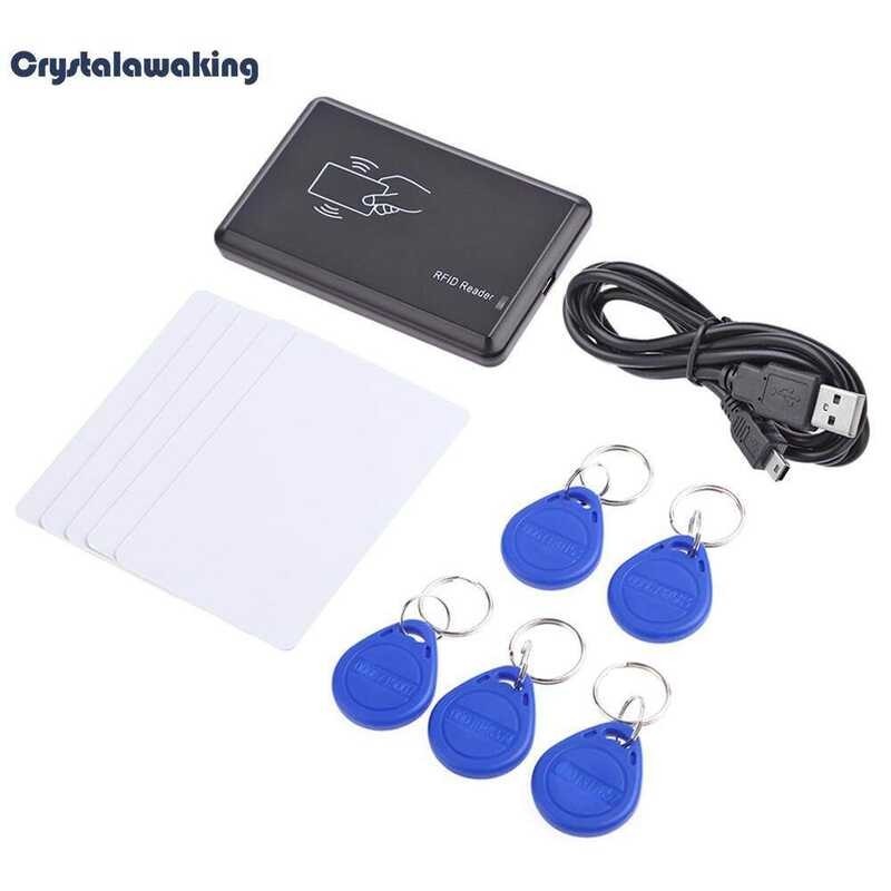 RFID USB Smart Card Reader 125Khz Proximity Sensor Na May ID Cards Free ...