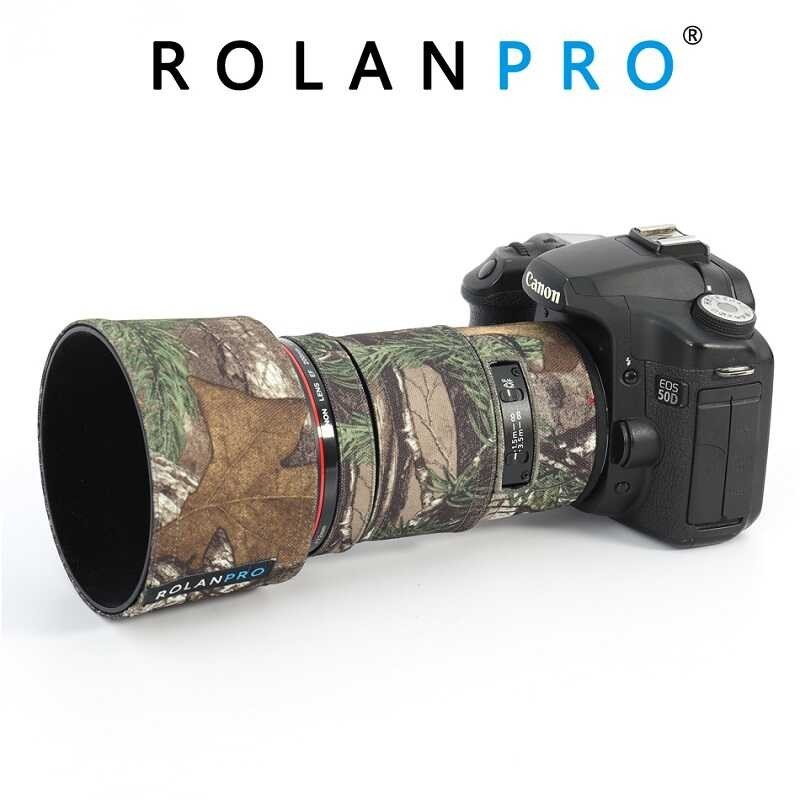 ROLANPRO Lens Cover para sa Canon EF 200mm f2.8L II USM Camouflage Rain ...