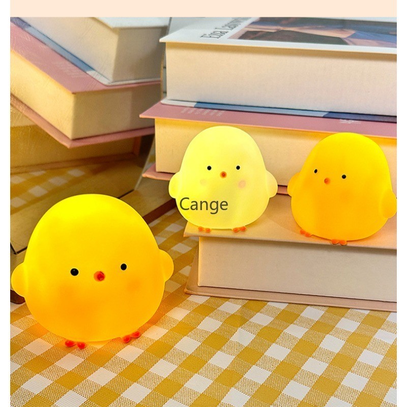 Little yellow chicken home lighting ornaments cartoon cute little ...