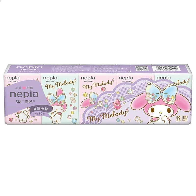 My Melody Nepia Pocket Tissue 10 pieces | Shopee Philippines