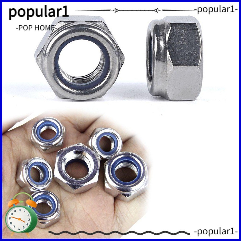 POP M3 M4 M5 M6 M8 M10 M12 to M24 Nyloc Nuts DIN985 Fasten Stainless Steel T Type Dce | Shopee ...