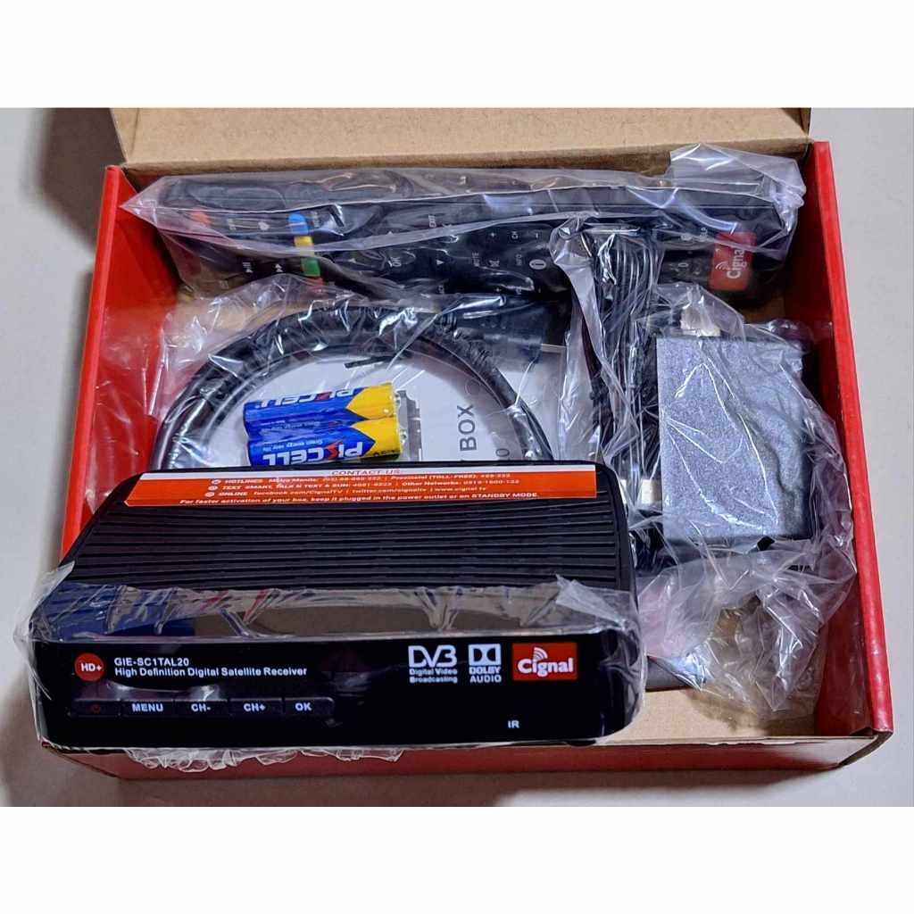 Cignal HD FREE 2 Months Digital TV BOX (Need Satellite Dish Cignal ...