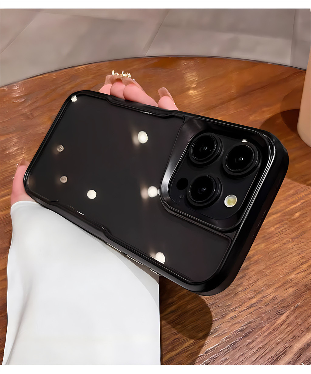 Titanium Color Armor Phone Case for IPhone 15 Pro Max Casing 12 13 14 ...