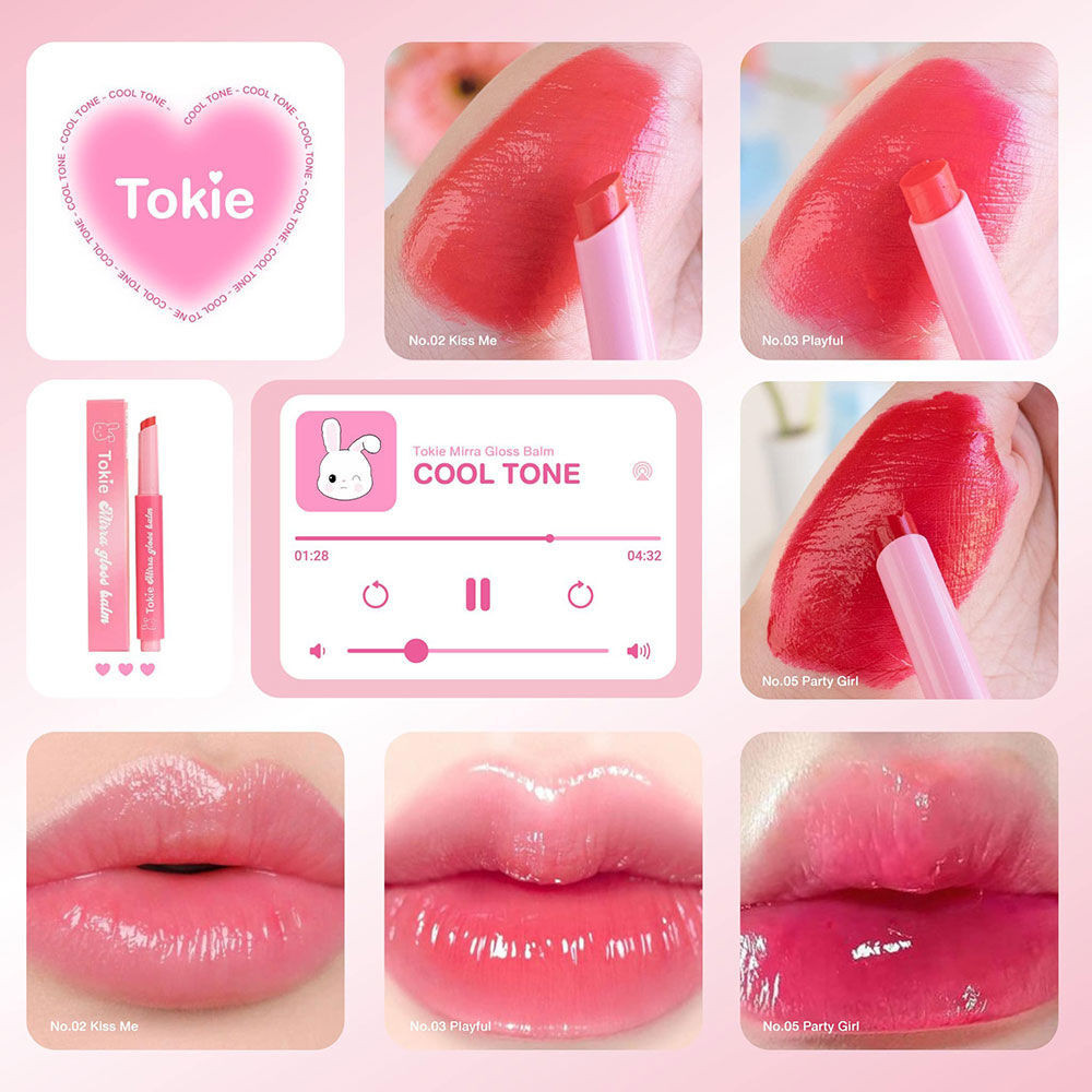 TOKIE Mirra Gloss Balm 2.2g Toky Luscious Lip Gloss. | Shopee Philippines