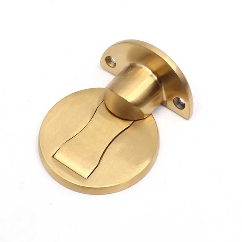 ♥ 304 Inhalim Na Stainless Steel Adjustable Door Stop Ground Suction ...
