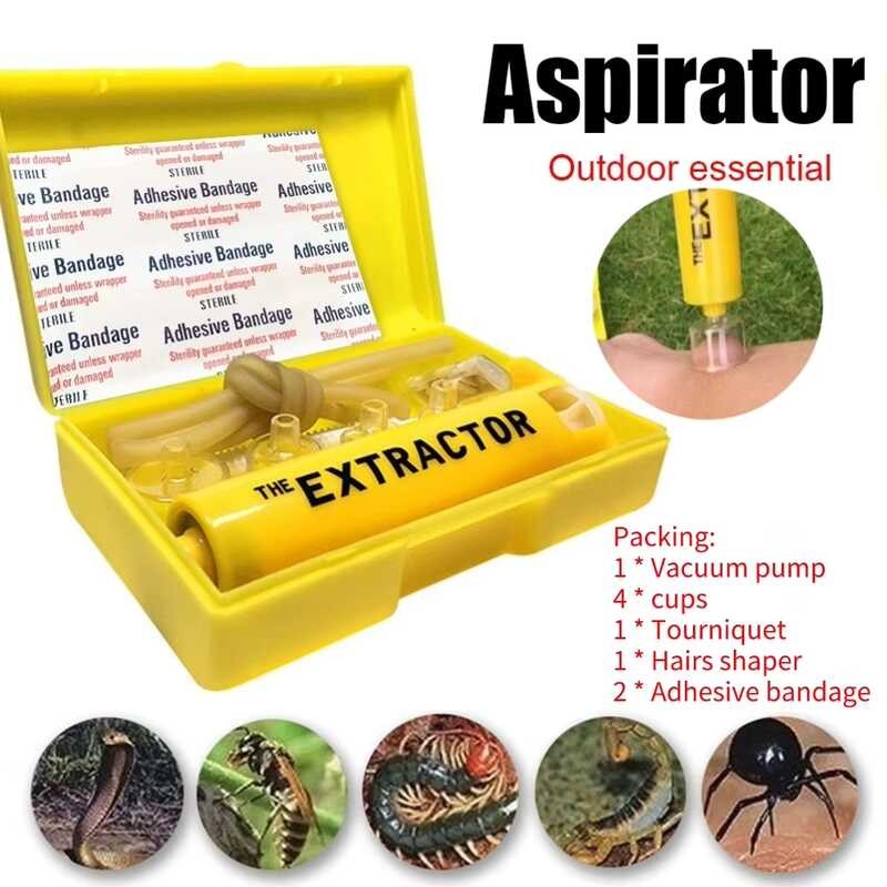 Insect Extractor Wild Venomous Mosquito Bee Bite Suction Pump Camping ...
