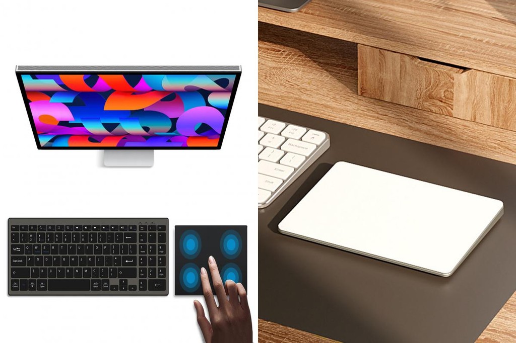 Laptop Wireless Touchpad Ultra-thin Touchpad Portable Bluetooth ...