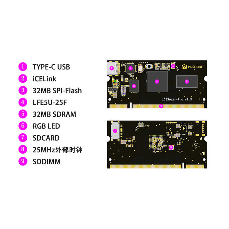 Lattice Development Board Icesugar-Pro FPGA Ecp5 Open Source Risc-V ... Lattice Development Board Icesugar-Pro FPGA Ecp5 Open Source Risc-V ...