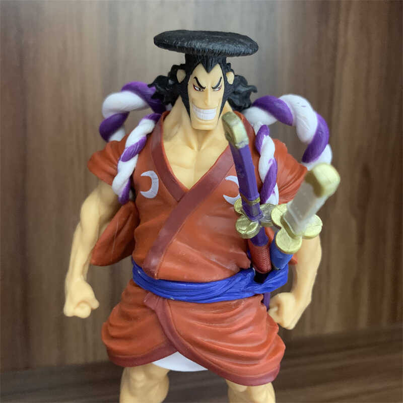 New One Piece Figure Kozuki Oden Standing Anime PVC Figure OP Luffy ...