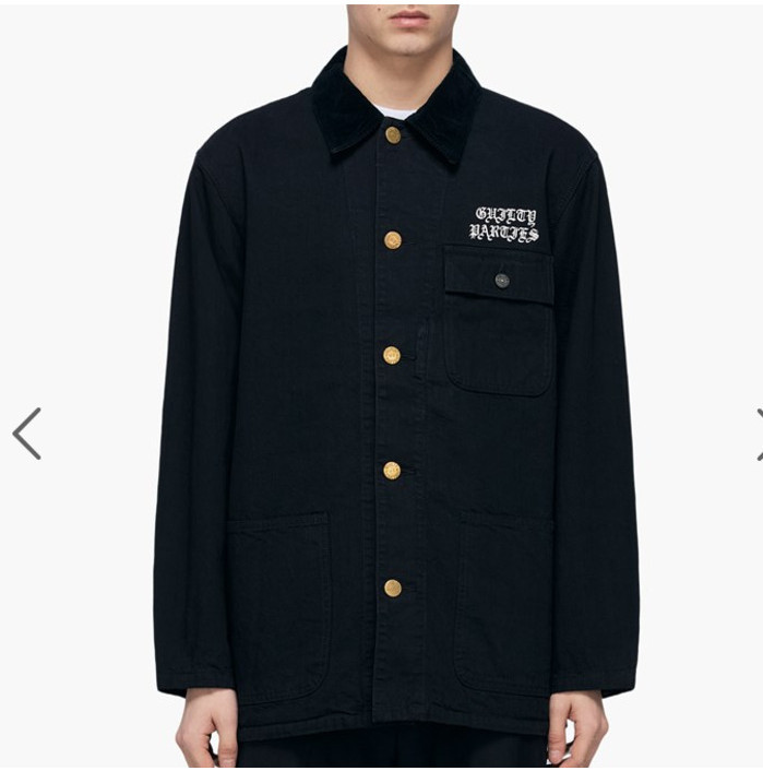 Japanese Quality Denim Chore Coat With Snakeskin Lining And Classic ...