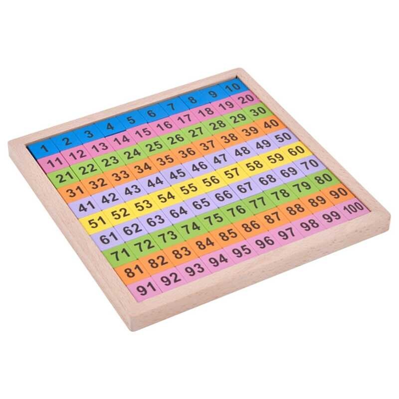 1 Set Ng Mga Toddlers Teaching Toy Novelty Number Wood Block Wooden ...