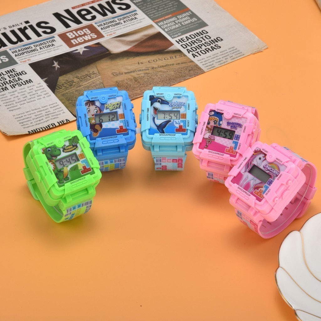 Kegllect Children's Digital Watch with 26 Game Cartoon Kid For Boys And ...