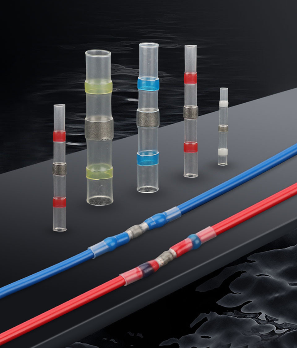 Heat Shrink Waterproof connecting terminal Solder Seal Wire Connectors ...