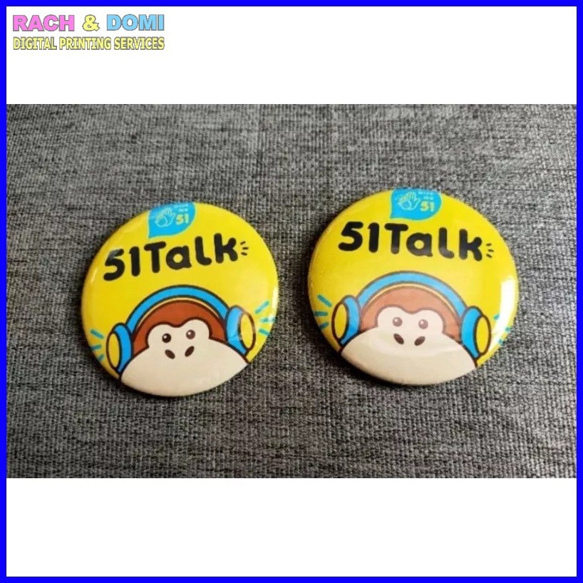 ♂ ESL 51TALK MAX BUTTONPIN-1PC | Shopee Philippines