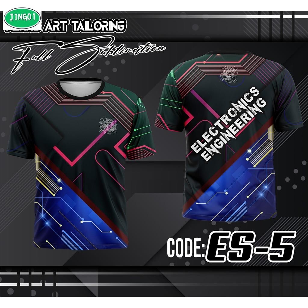 (JING） ELECTRONICS ENGINEERING Jersey Dryfit Shirt - Full sublimation ...