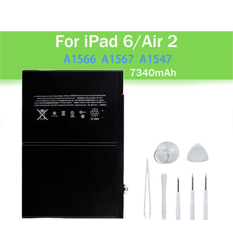 Baterya ng Tablet para sa iPad 6 Air 2 Cycle Battery gamit ang mga ...