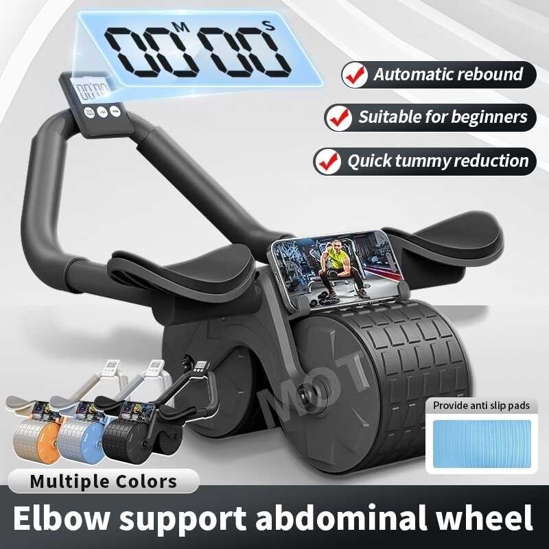 Automatic Rebound Abdominal Wheel Multi Function Abdominal Exercise Hine AB Roller Wheel ...