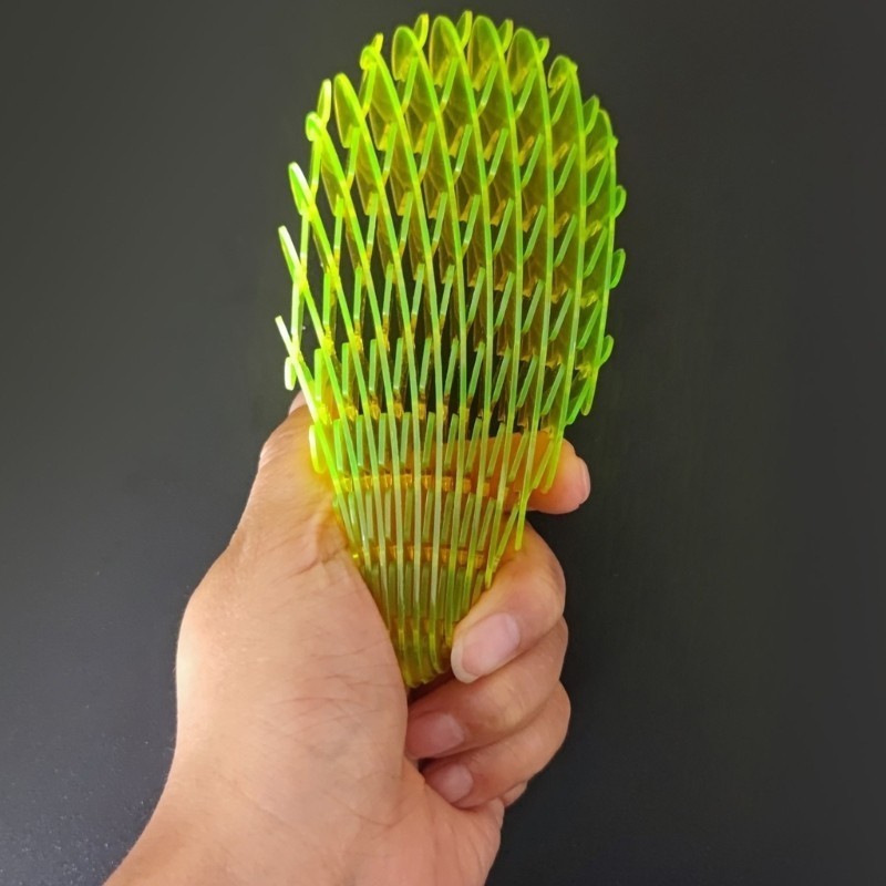 Retractable Worm Toys for Kids 3D Printing Stress Reliever Toy Elastic ...
