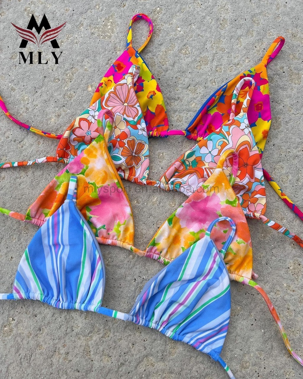 Mly Bagong Designer Custom Na Ginawa Ng Triangle Swimwear Micro Mini