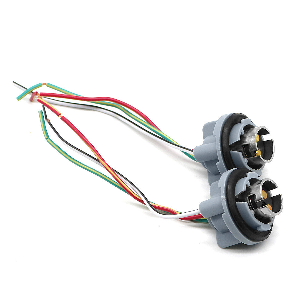 LT 1pcs S25 1157 BAY15D P21/5W Car Auto LED Bulb female Socket adapter ...