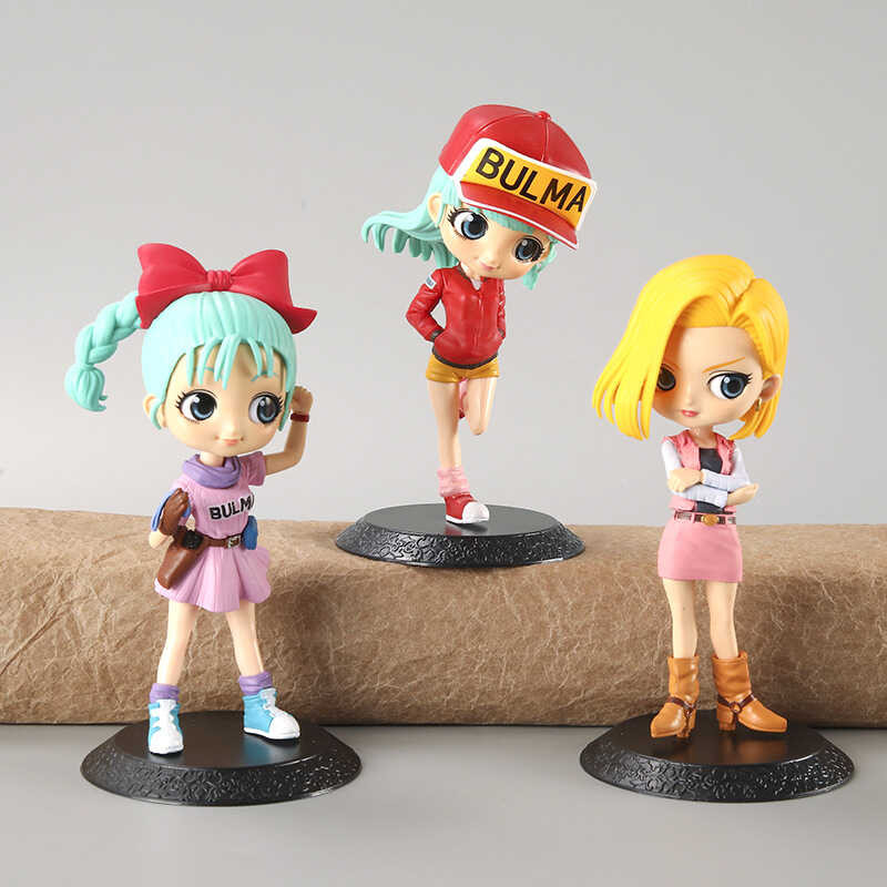 3 Dragon Ball Figurines, Anime Merchandise, Cartoon Buma Xiaoyu No.18 ...